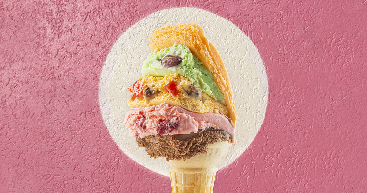 The Original Rainbow Cone - A Century of Smiles